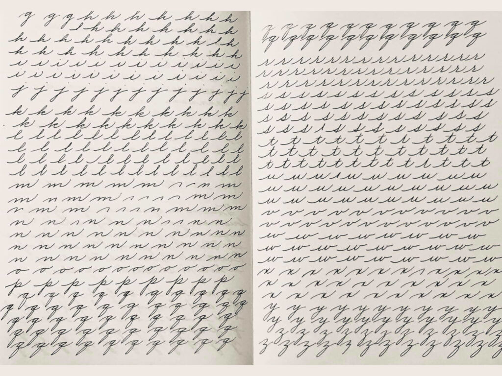 Caligrafie cursivă - Academia de Caligrafie