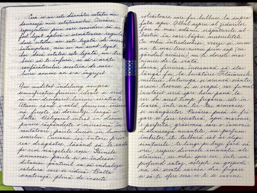 Caligrafie cursivă - Academia de Caligrafie