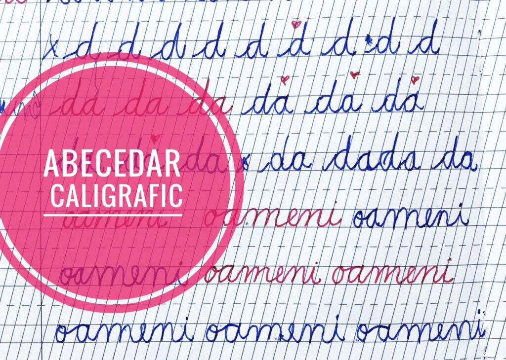 Abecedar Caligrafic - Academia de Caligrafie